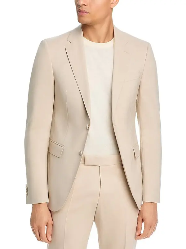 BOSS Reymond Extra Slim Fit Suit Jacket - Open Beige