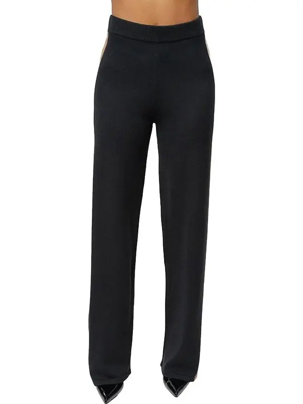 JLUXLABEL Contrast Pant - Black