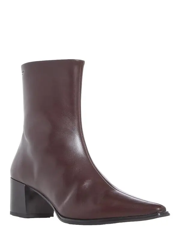 VAGABOND SHOEMAKERS Giselle Pointed Booties - Chocolate