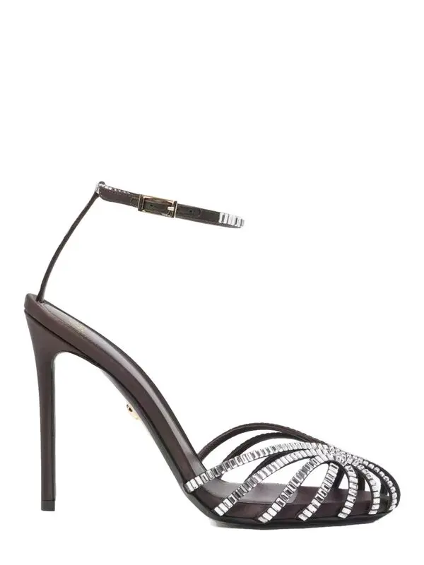ALEVI MILANO Penelope Embellished-strap Sandals - Brown