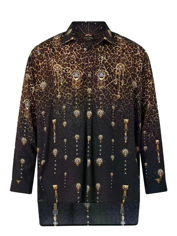Camilla Long-sleeve Shirt - Black
