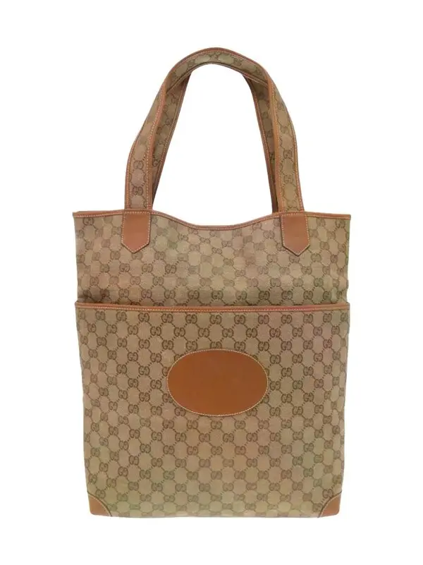 Gucci Gg Canvas Tote Bag - Neutrals