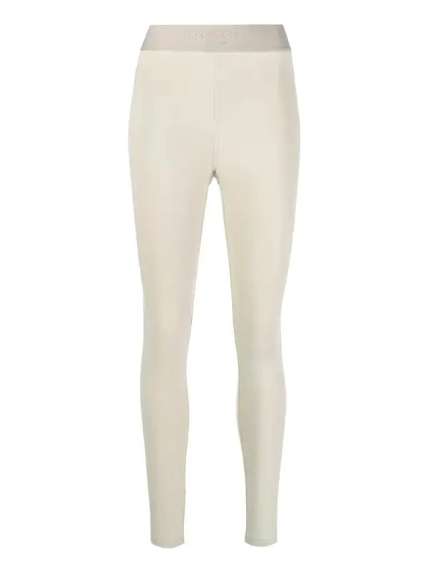 Fear Of God Logo-waistband Leggings - Neutrals