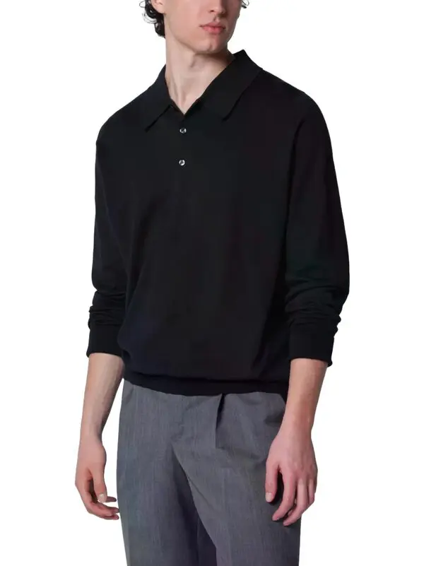 John Smedley Finchley Polo Shirt - Blue