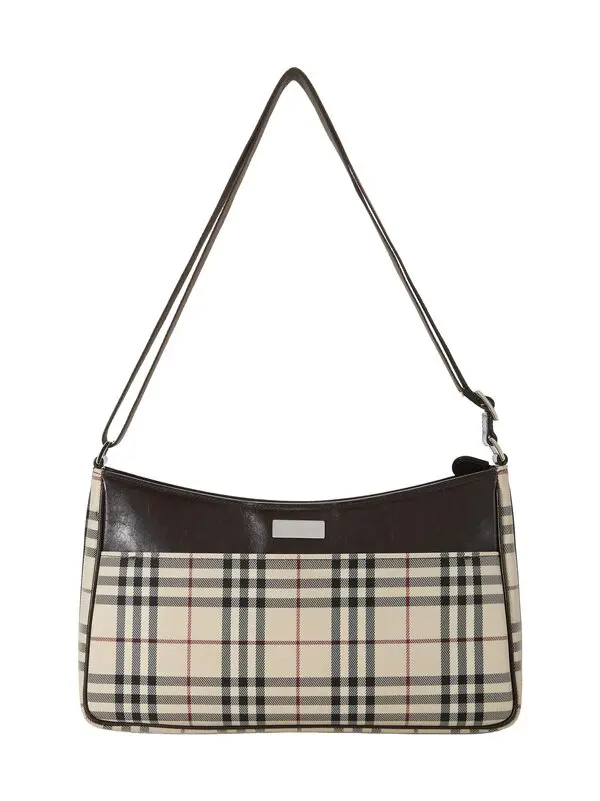 Burberry House Check Jacquard Crossbody Bag - Brown
