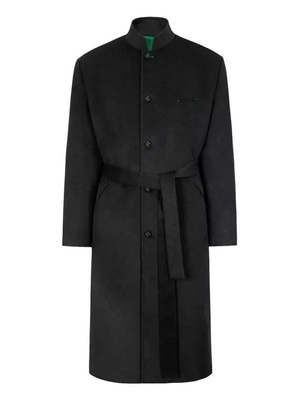 Shanghai Tang X Chen Cashmere-blend Coat - Black