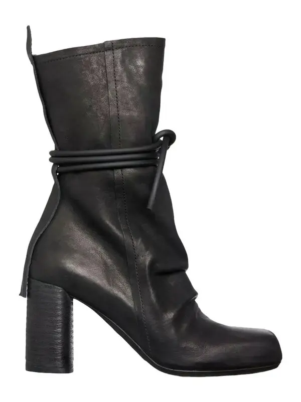 PURO Tie-detail Boots - Black