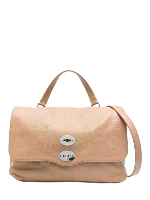 ZANELLATO Medium Postina Studded Leather Tote - Neutrals