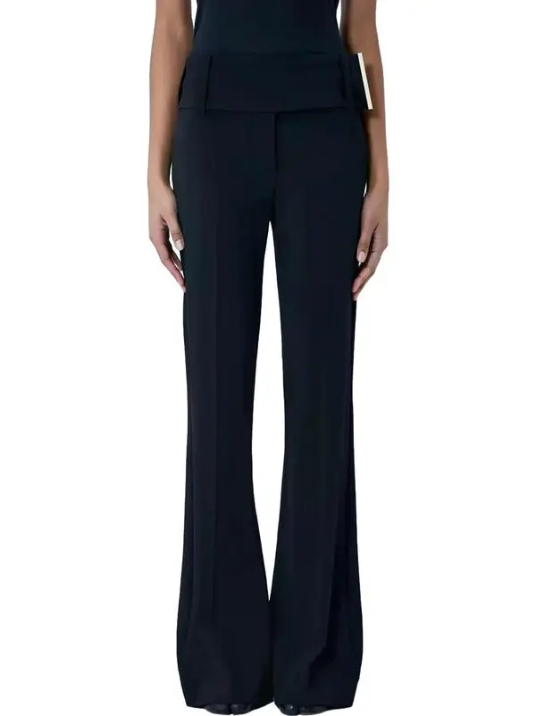 Sportmax High-waisted Flared Trousers - Black
