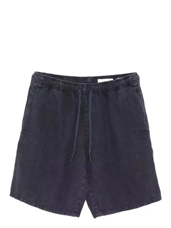 ORIGINAL VINTAGE Drawstring-fastening Shorts - Blue