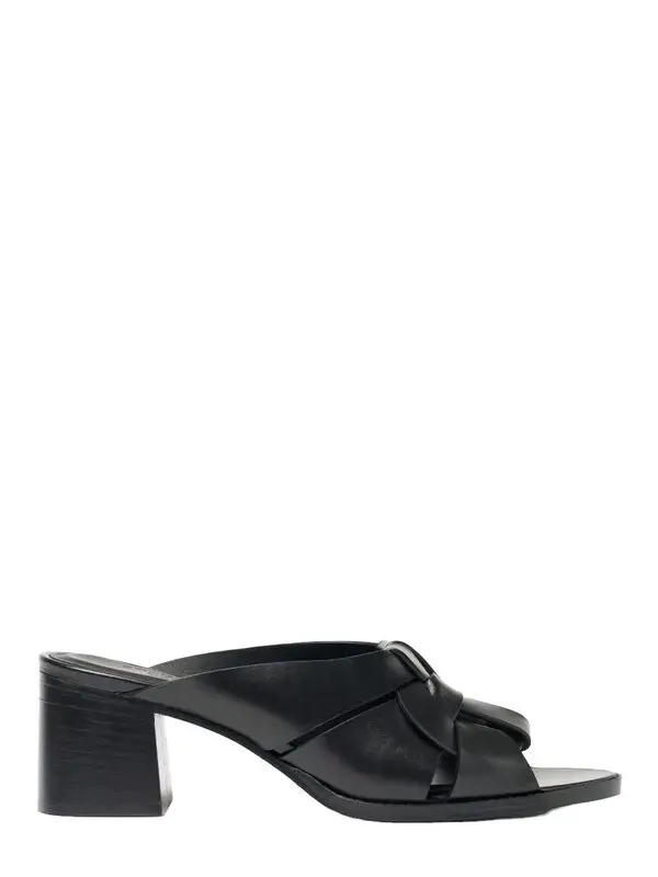 SCAROSSO 55mm Aida Mules - Black