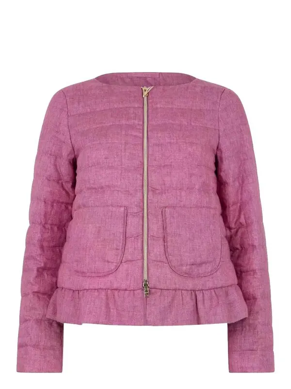 Herno Padded Ruffled Jacket - Pink