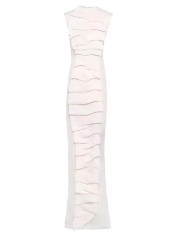A.W.A.K.E. Mode Ruffled Maxi Dress - Pink