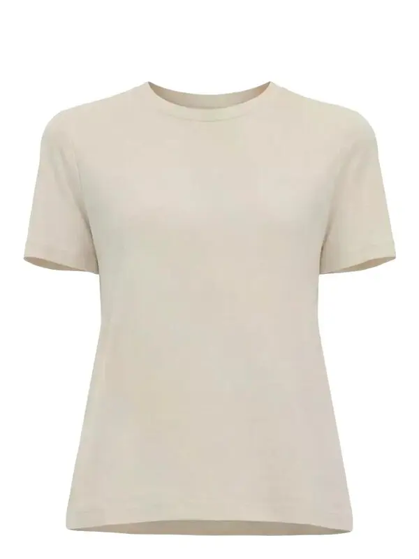 Max Mara Round Neck T-shirt - Neutrals