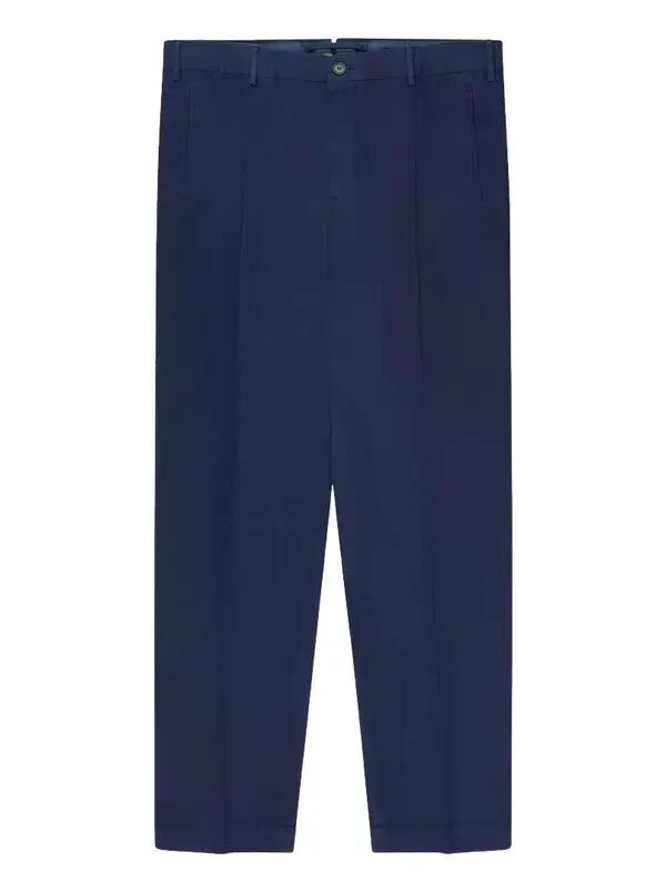 SLOWEAR Tapered Pleated Trousers - Blue