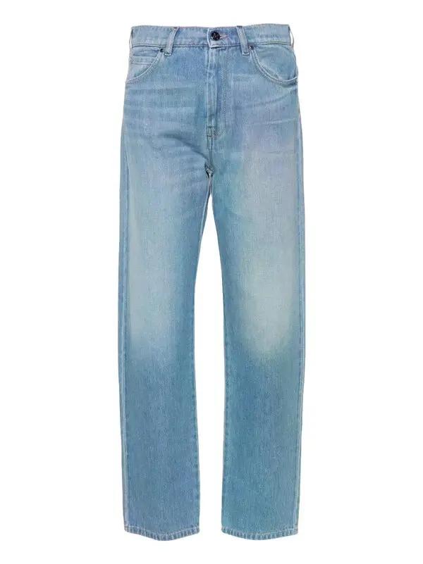 Max Mara Eccelso Boyfriend-leg Cotton Jeans - Blue