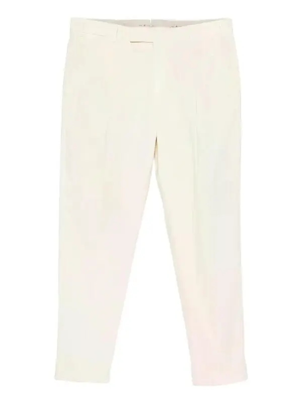 PT TORINO Pleated Tapered Trousers - Neutrals