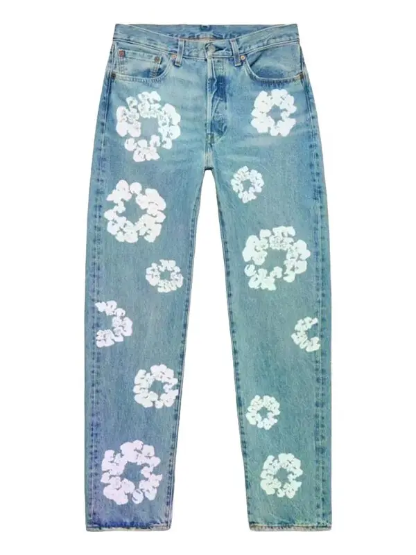 DENIM TEARS X Levi's Wreath Bootcut Jeans - Blue