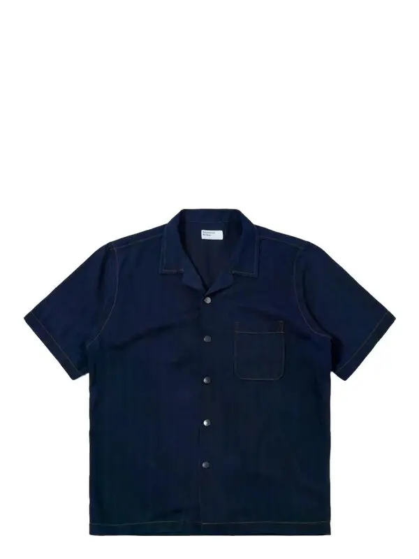 Universal Works Chest-pocket Buttoned Shirt - Blue