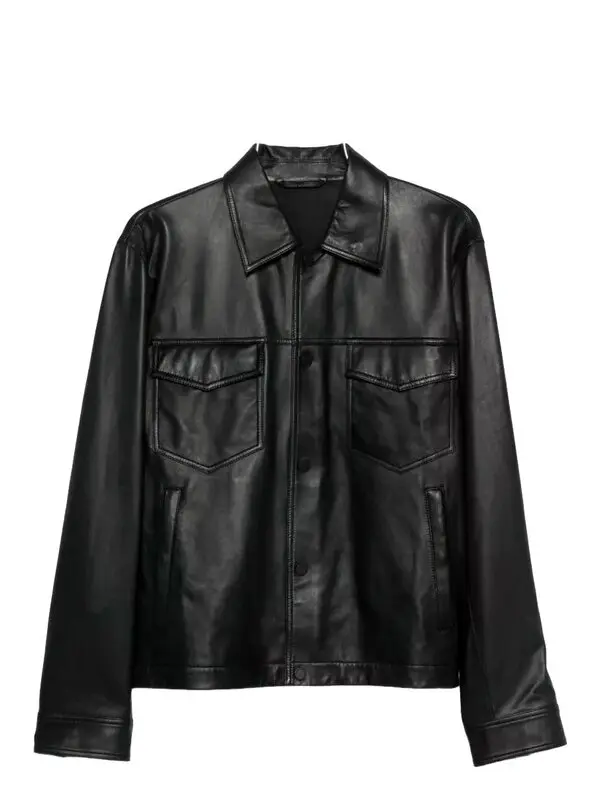 Emporio Armani Button Pocket Jacket - Black