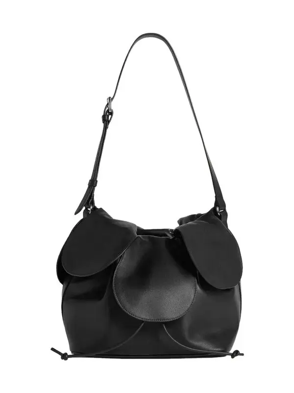 Simone Rocha Flower-petal Bucket Bag - Black