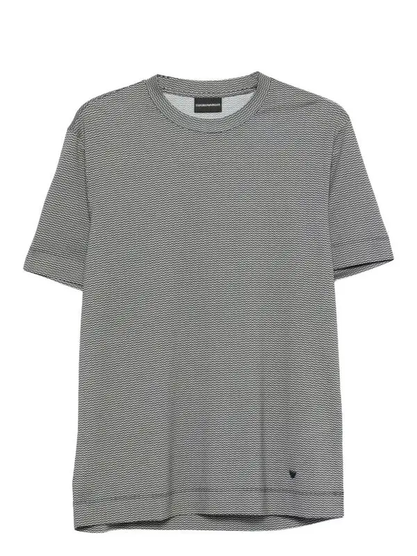 Emporio Armani Patterned Short-sleeve T-shirt - Grey