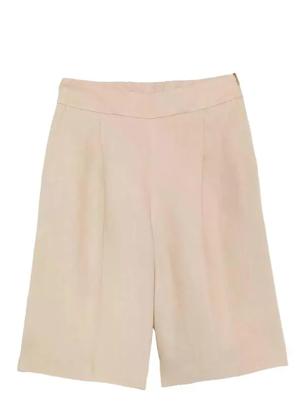 Agnona Pleated Shorts - Neutrals