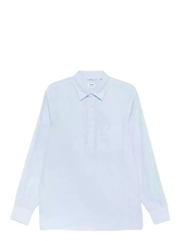 Aspesi Half-button Shirt - Blue