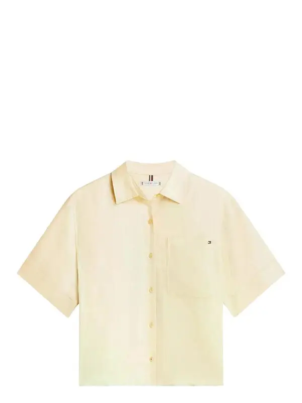Tommy Hilfiger Pocket Short-sleeve Shirt - Neutrals