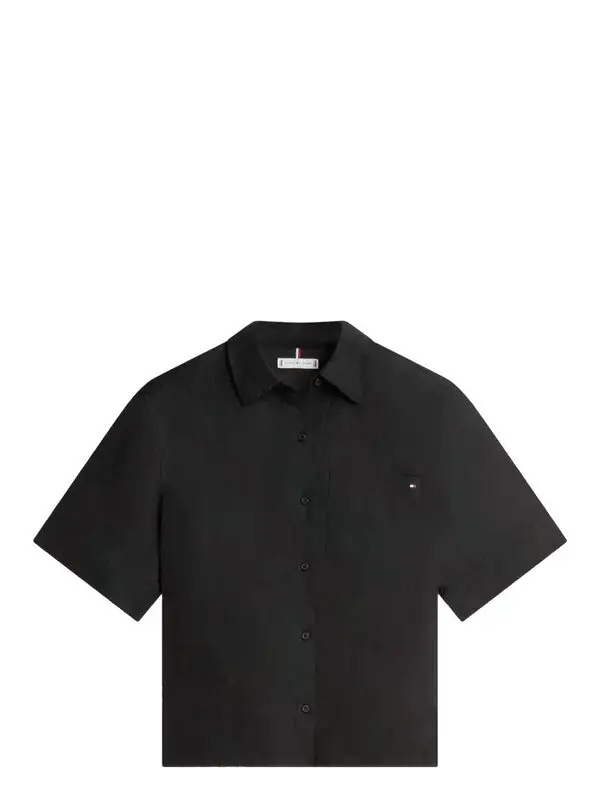 Tommy Hilfiger Patch-pocket Shirt - Black