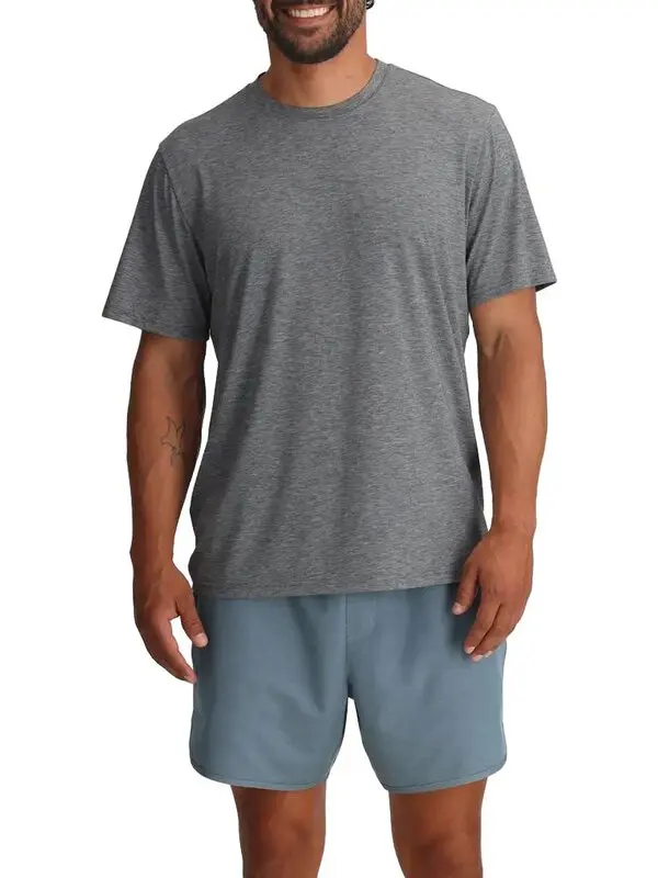 FREE FLY Elevate T-shirt - Heather Grey
