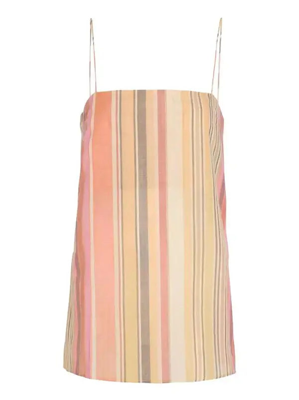 Faithfull The Brand Aina Striped Camisole - Orange