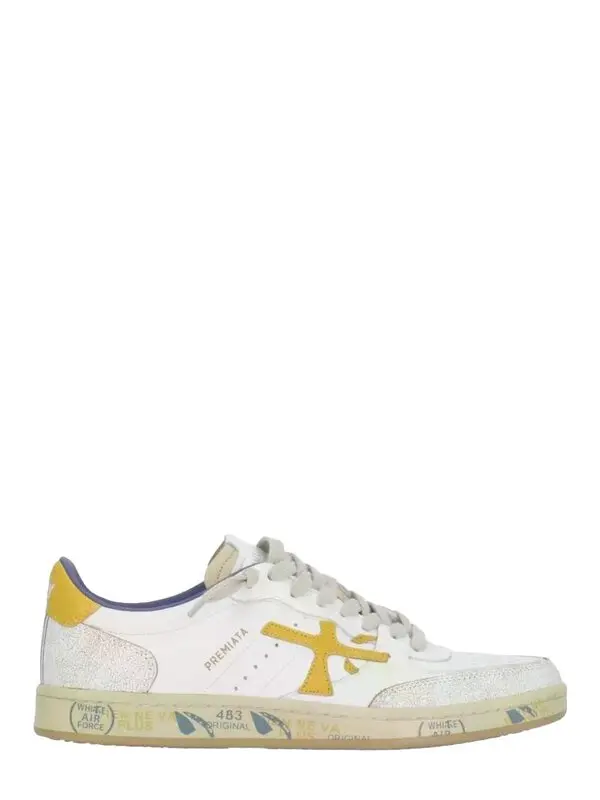 Premiata Leather Sneakers - White