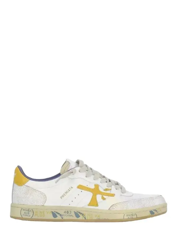 Premiata Leather Sneakers - White