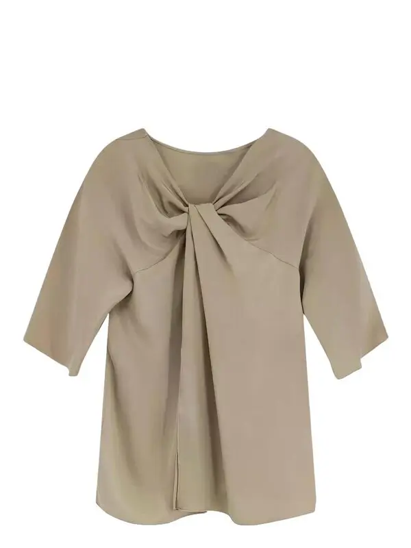 Max Mara Gathered Top - Neutrals