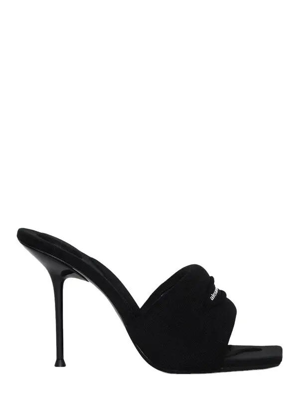 Alexander Wang Julie Knit Mule Sandal - Black