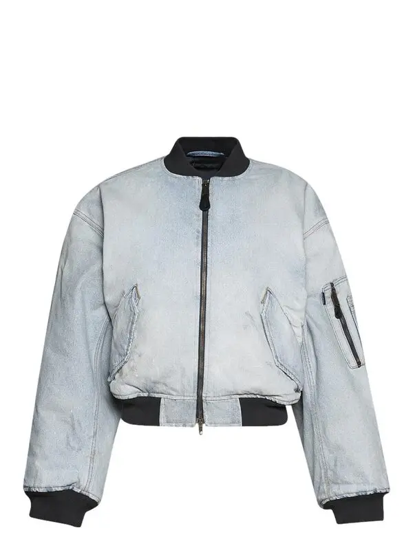 Balenciaga Standard Bomber Jacket - Blue