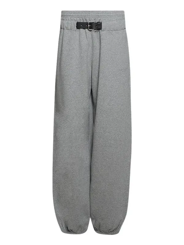Alexander Wang Mid-rise Belted Sweatpants - Grey