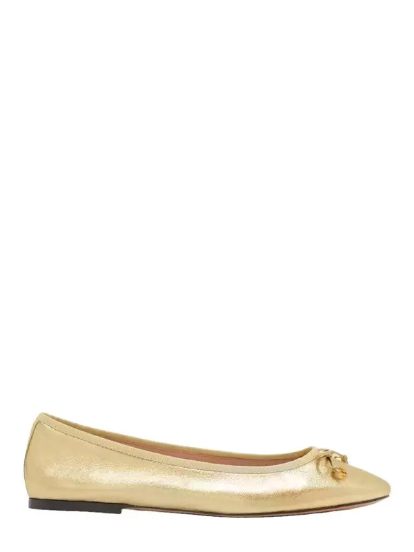 ODISSI Square Ballerina Flat - Gold