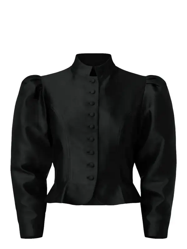 DESTREE Amoako Puff-sleeve Jacket - Black