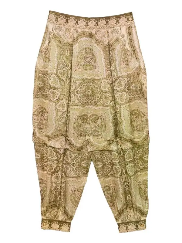 Zimmermann Paisley Trousers - Neutrals