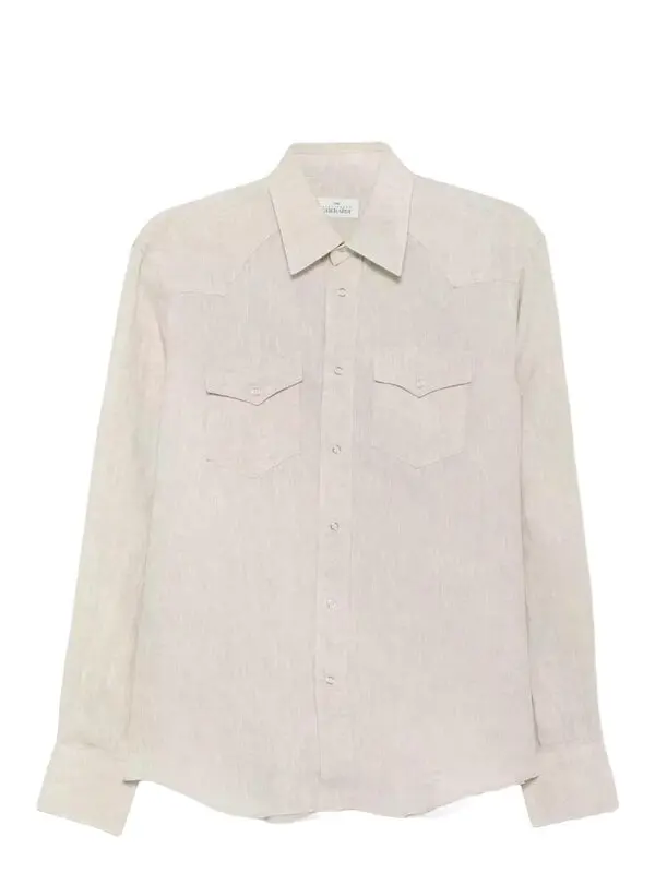 ALESSANDRO GHERARDI Flap-pocket Shirt - Neutrals