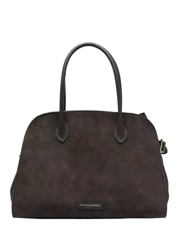 ADRIANNA FERETTI Bukle-detail Tote - Brown