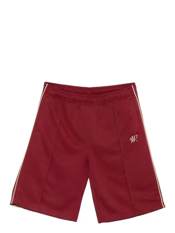 WALK IN PARIS Side-stripe Shorts - Red