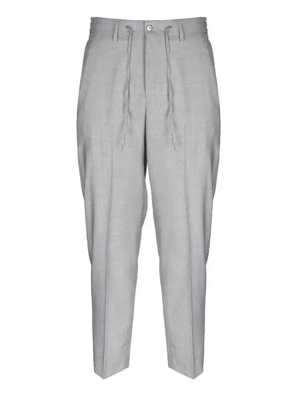 BRIGLIA 1949 Drawstring Trousers - Grey