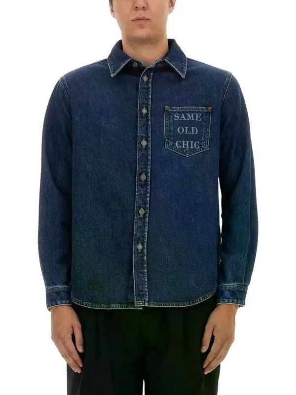 Moschino Pocket Shirt - Blue