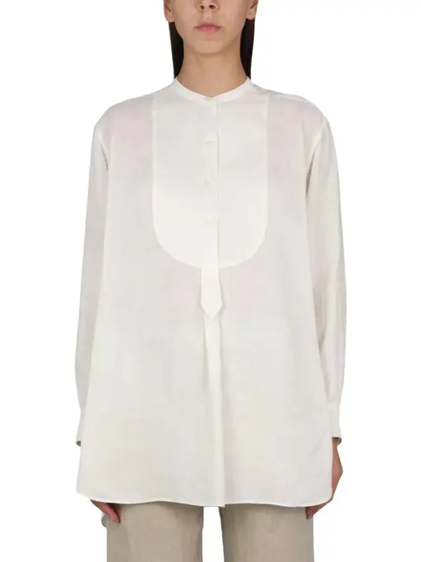Aspesi Buttoned Blouse - White