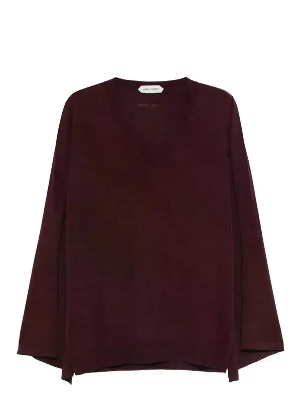 Alberta Ferretti Bell-sleeve Top - Red