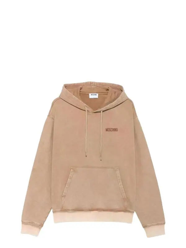 Moschino Smiley-face Hoodie - Neutrals