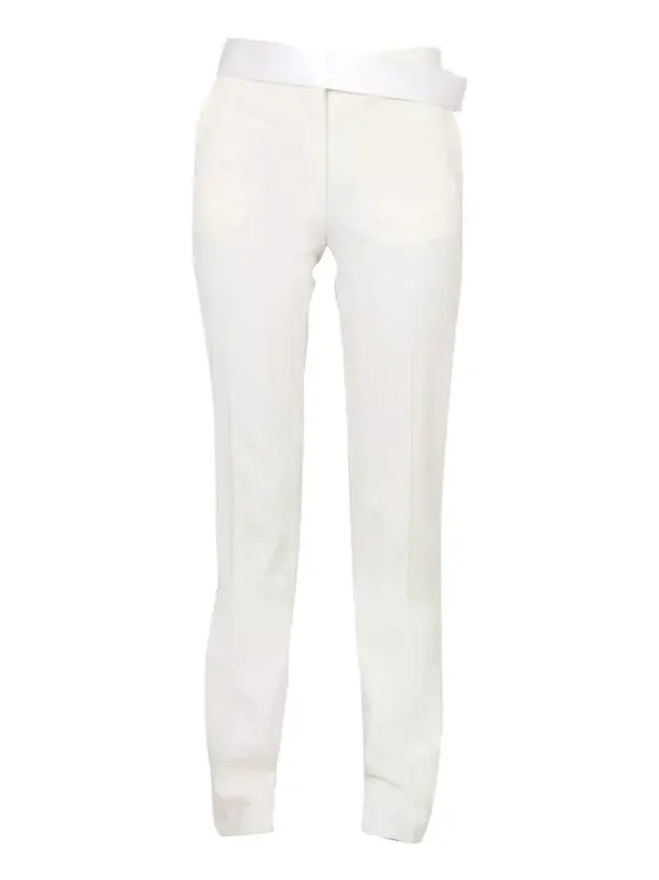 Stella McCartney Split Hem Trousers - White
